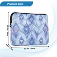 Blue Color Embroidery Plaids Tassels Quilted Laptop Protective Cases ...