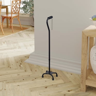 Essential Medical Supply Height Adjustable Quad Walking Cane with 4 ...