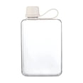 Nsxcdh Squares Flat Water Bottle Minimalist Large Capacity Portable ...
