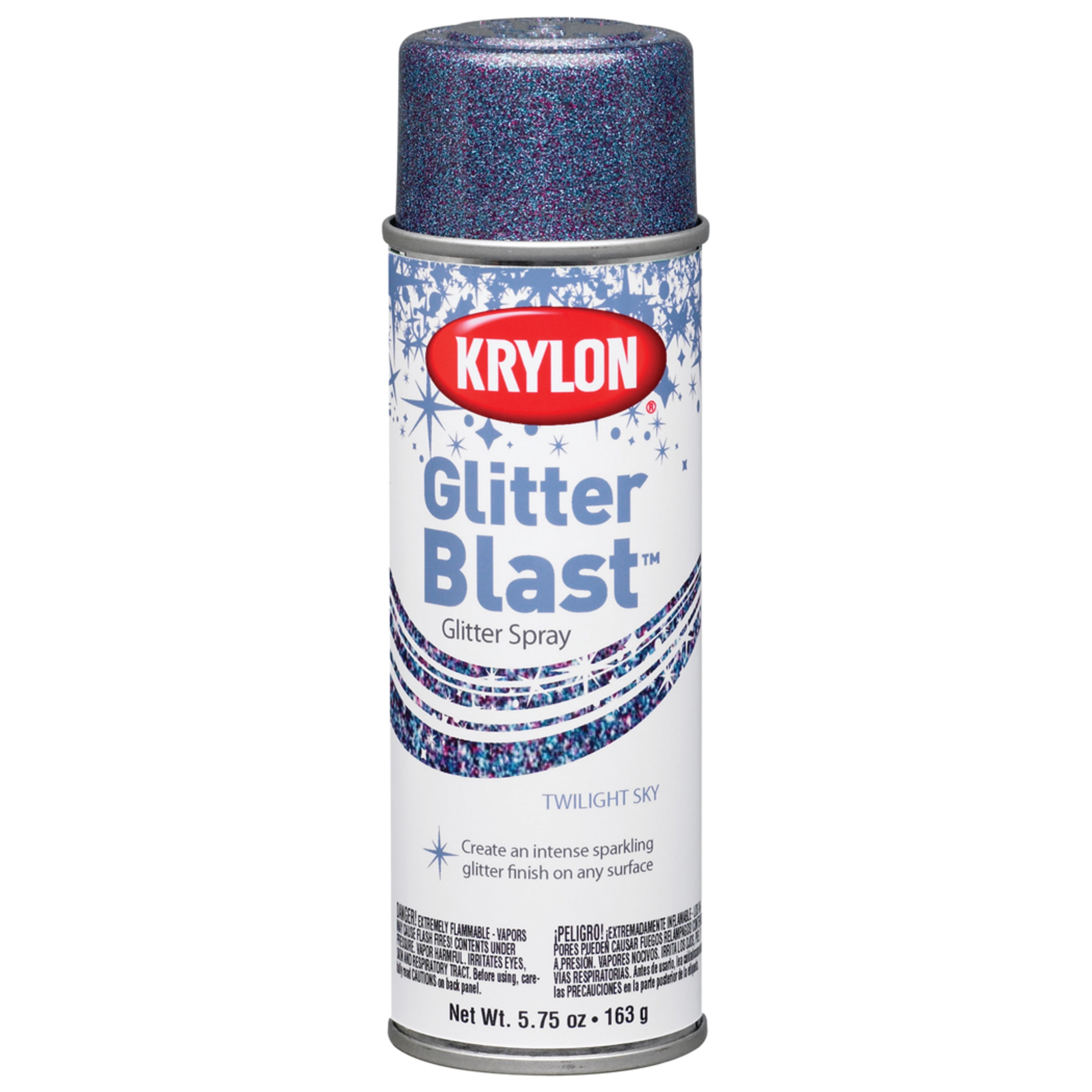 Krylon Glitter Blast Glitter Spray Paint, 5.7 oz., Twilight Sky ...
