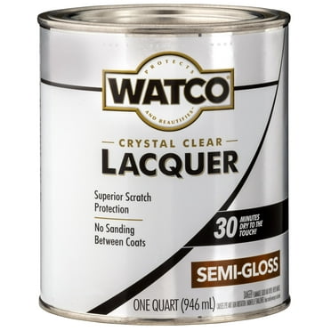 Minwax Brushing Lacquer, Gloss, Clear, 1 Quart - Walmart.com