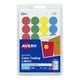 Avery Removable Print/Write Color Coding Labels, 3/4" Round, Assorted ...