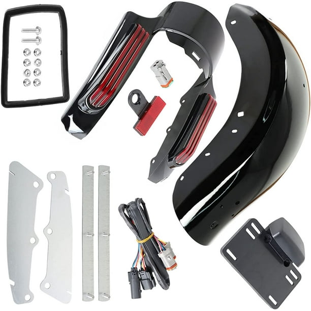 EPOTOOR LED Rear Fender System For Touring Road King Street Glide CVO ...