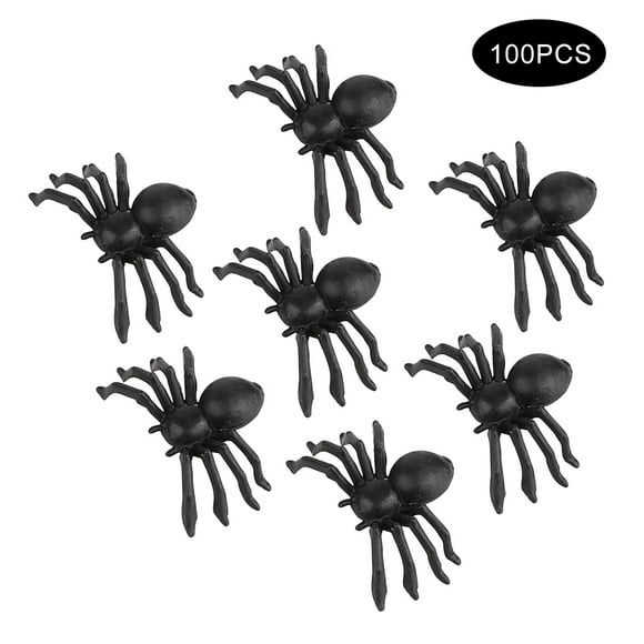 Small Plastic Spiders