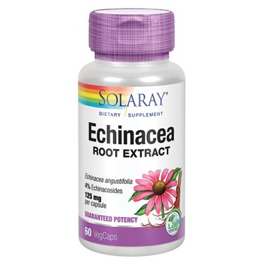 Solaray Echinacea and Elderberry 440 mg - 100 Capsules - Walmart.com