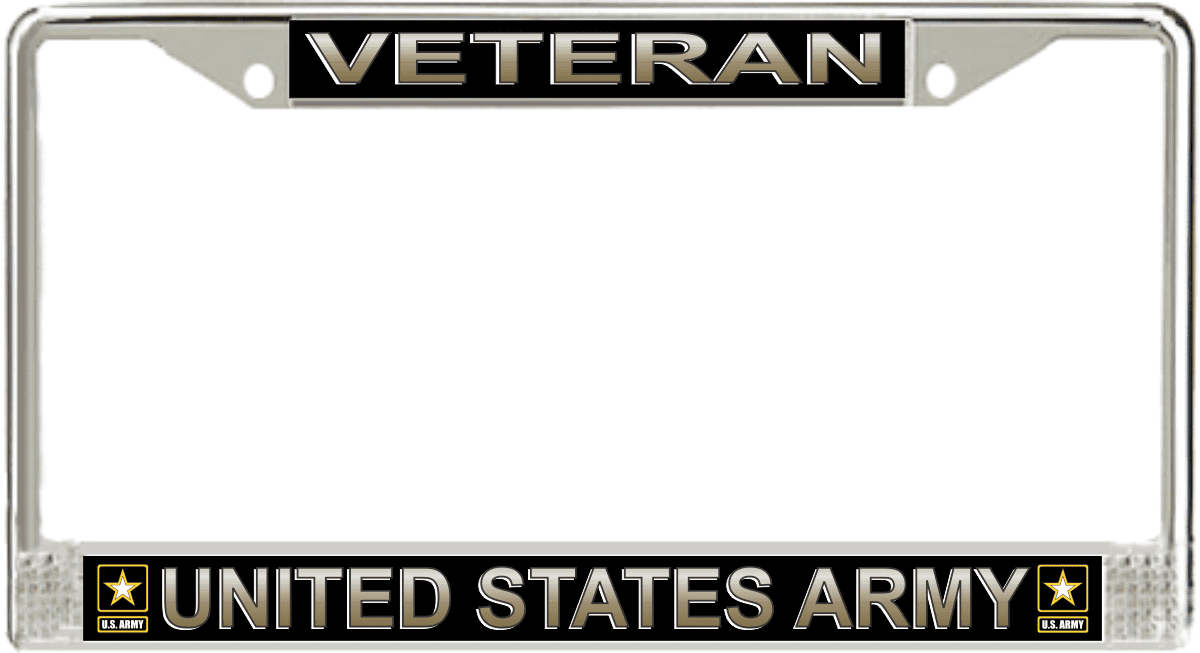 U.S. Army Veteran License Plate Frame - Walmart.com - Walmart.com
