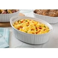 CorningWare French White 2.5qt Oval Casserole Dish with Glass Lid ...