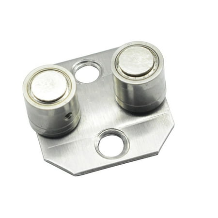 SICED Sliding Door Double Shaft Retainer Hanging Pulley Rail Guide ...