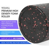 Yes4All 12 Inch Foam Roller/Back Roller – High Density Foam Rollers ...