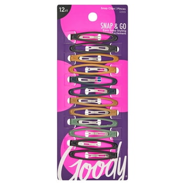 Goody Ally Snap Clips 10 count - Walmart.com