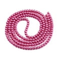 Baking Painted Pearlized Glass Pearl Round Bead Strands Medium Violet ...