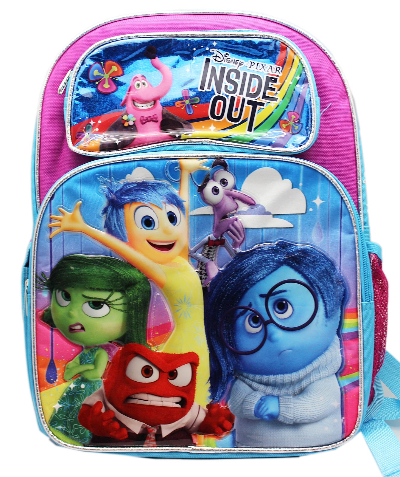 Pixar's Inside Out Blue and Purple Full Size Backpack (16in) - Walmart.com