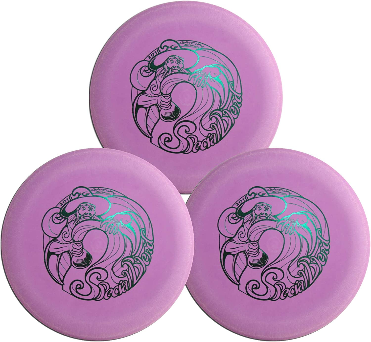 Gateway Wizard Disc Golf Putter Approach Disc - 3 Pack (Special Blend ...