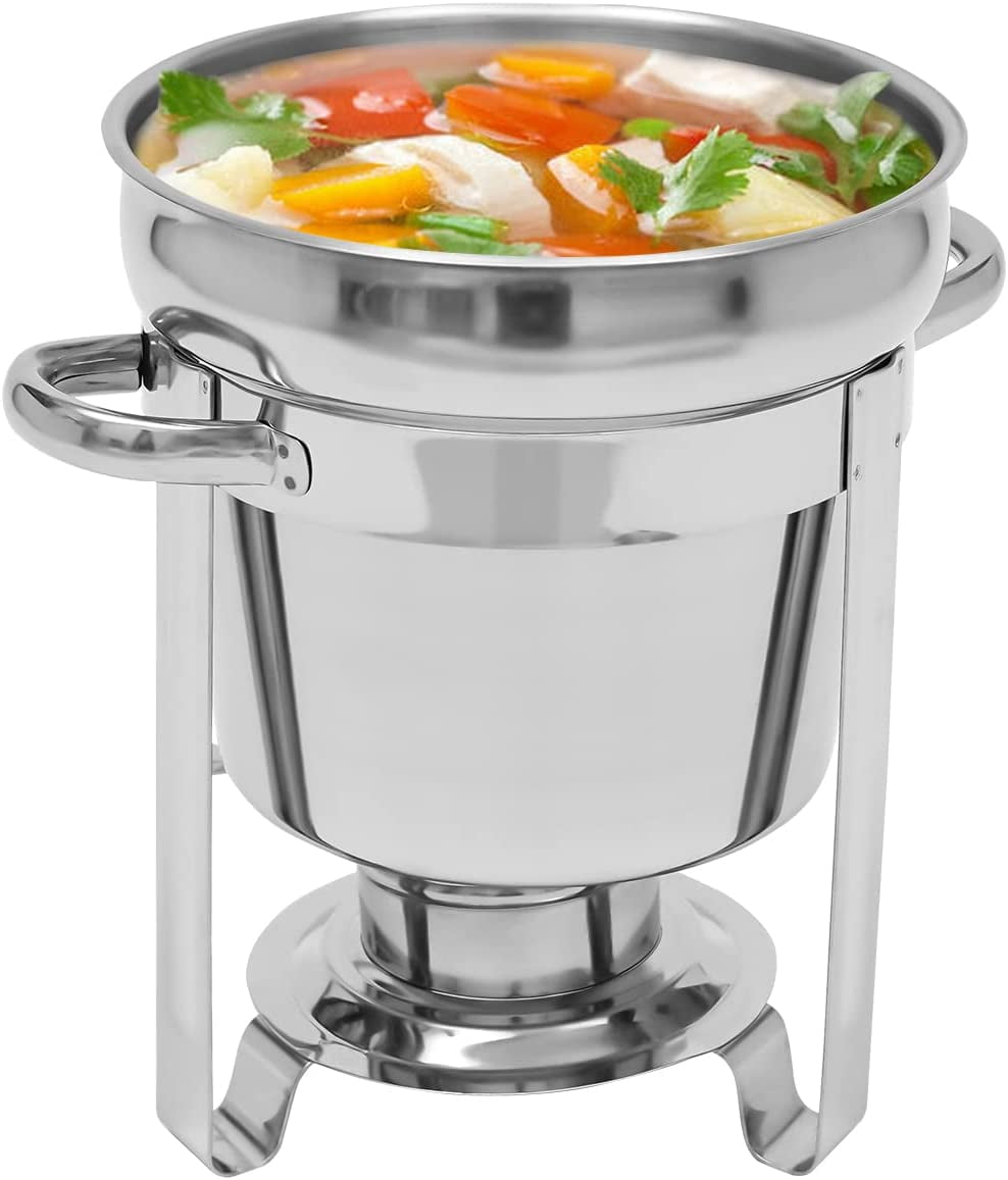 Miumaeov Chafing Dish Sets Round Buffet Catering Restaurant Food Chafer ...