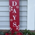 Timeless Desserts Happy Holidays Wood Porch Sign, 48" H, Christmas, Red ...