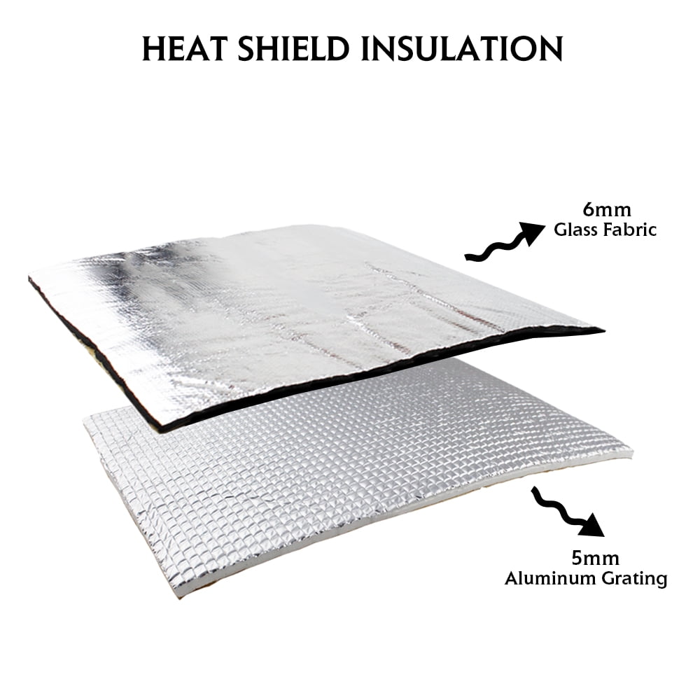 Heat&Sound Insulation Deadening Noise Cancelling Backing Foam Adhesive ...