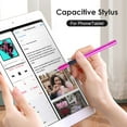 2 in 1 Capacitive Stylus Pen, 2 Pack for iPad, iPhone, Tablets, All ...