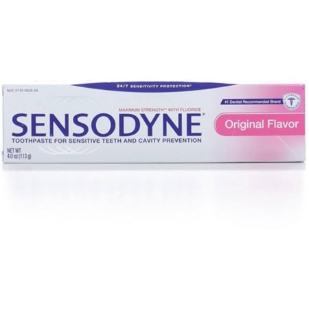 Sensodyne Original Flavor Toothpaste 4 oz (Pack of 2) - Walmart.com