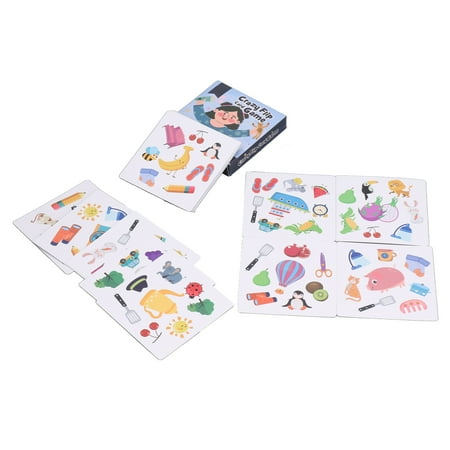 Matching Card Games, Paper Early Learning Flip Card Game Gifts For ...