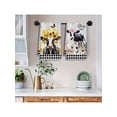 2pcs Bright Color 2 Whimsical Pig & Highland Cow Kitchen Towels ...