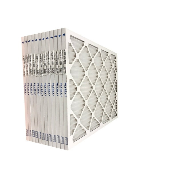 United Filter 20x25x1 MERV 11 Pleated HVAC AC Furnace Air Filters (12 ...