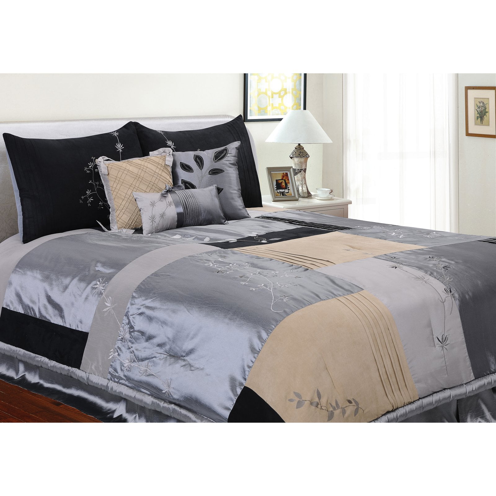 Back to Nature 6-Piece Complete Comforter Set - Walmart.com