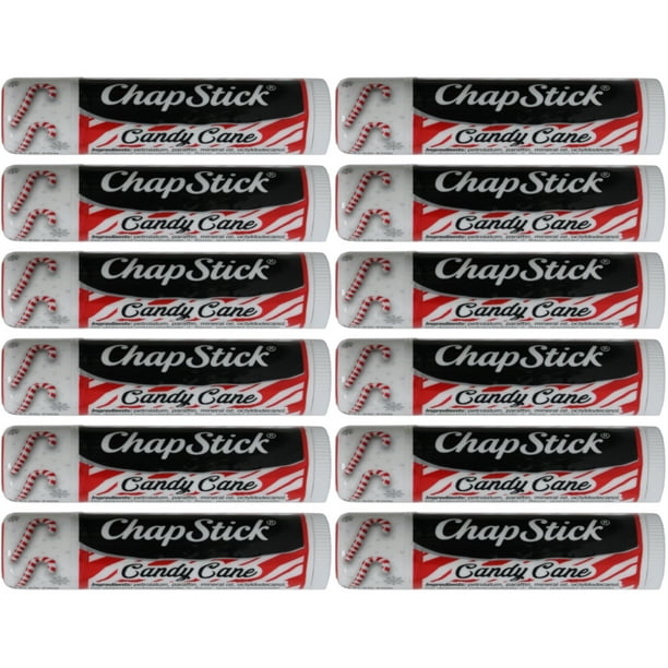 Chapstick Limited Edition Candy Cane Flavor Lip Balm 0.15 Ounce (4 ...