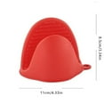 Household Solid Color Silicone Hand Clips Microwave Scalding Gloves ...