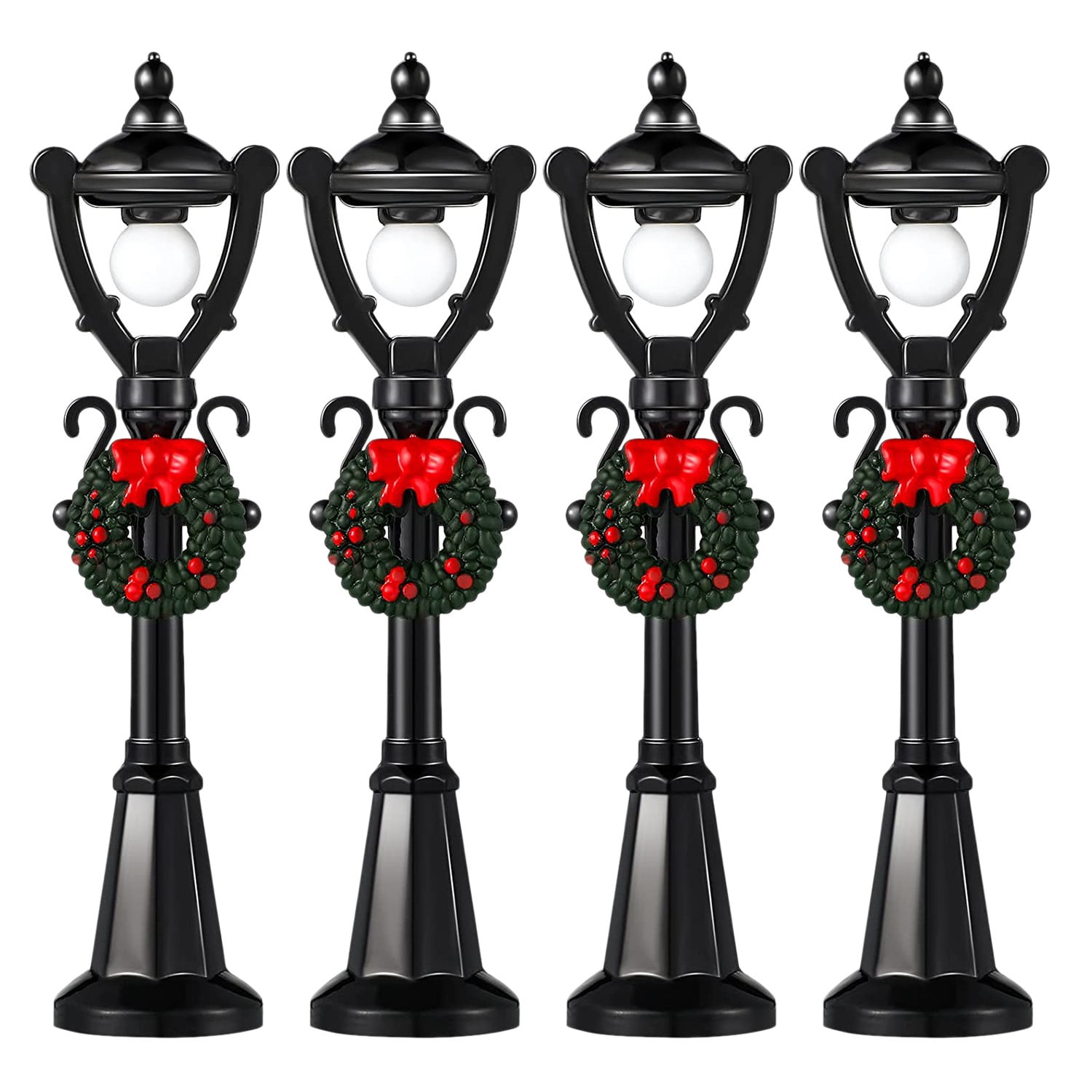 Christmas Mini Street Light Model Street Lights Decorative Streetlight ...