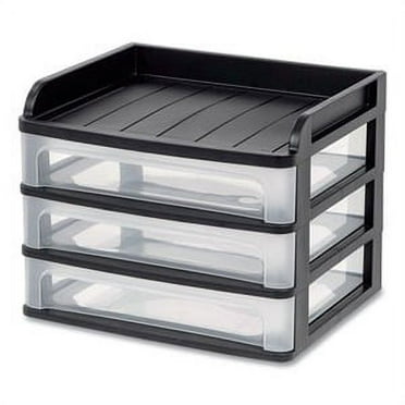 IRIS Small Desktop Drawer System, 1 Pack, Black - Walmart.com