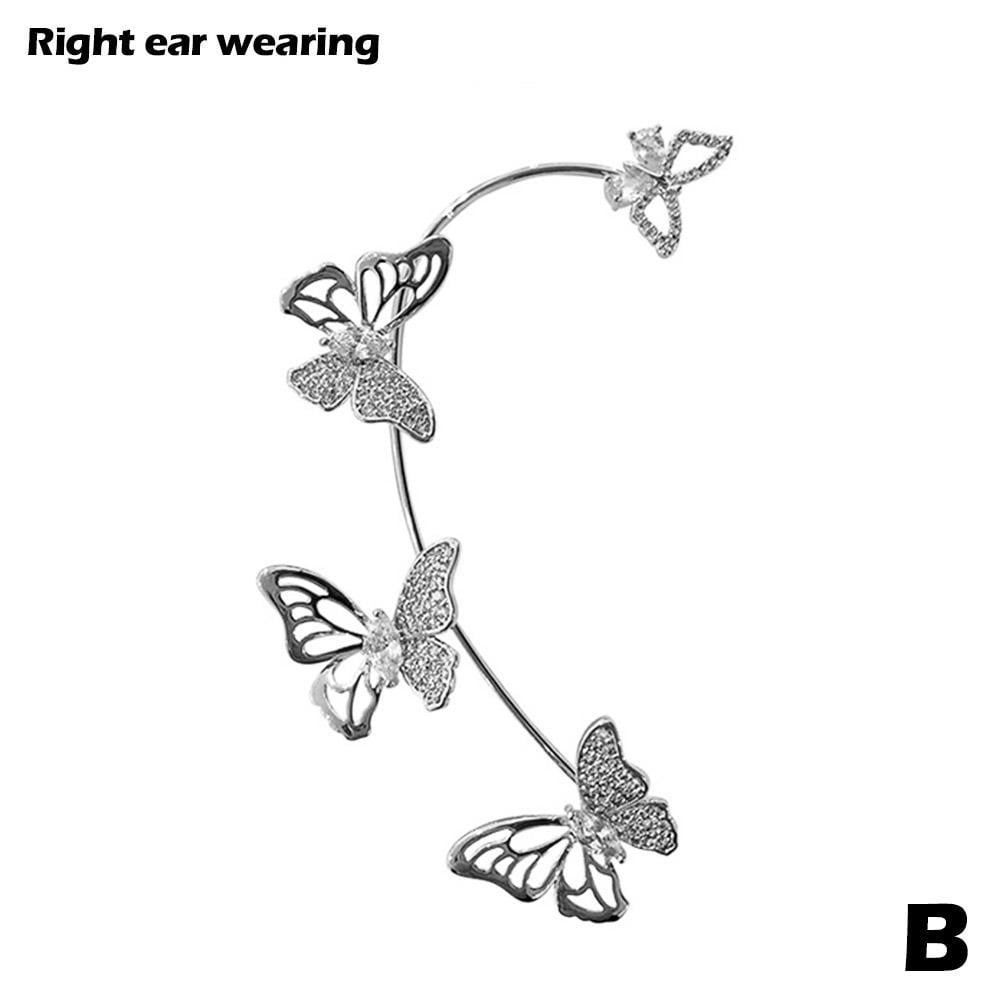 Click here for Dongzhur Nonpiercing Ear Cuff With Zircon Butterfl... prices