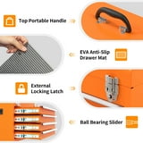 5-Drawer Mobile Mechanic Tool Chest, Rolling Cabinet with Lock ...