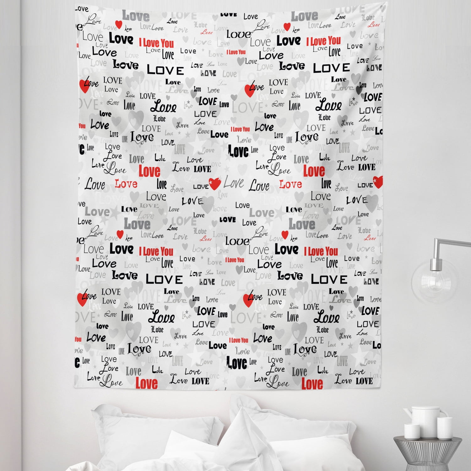 Love Tapestry, Different Calligraphy Designs Texts I Love You with ...