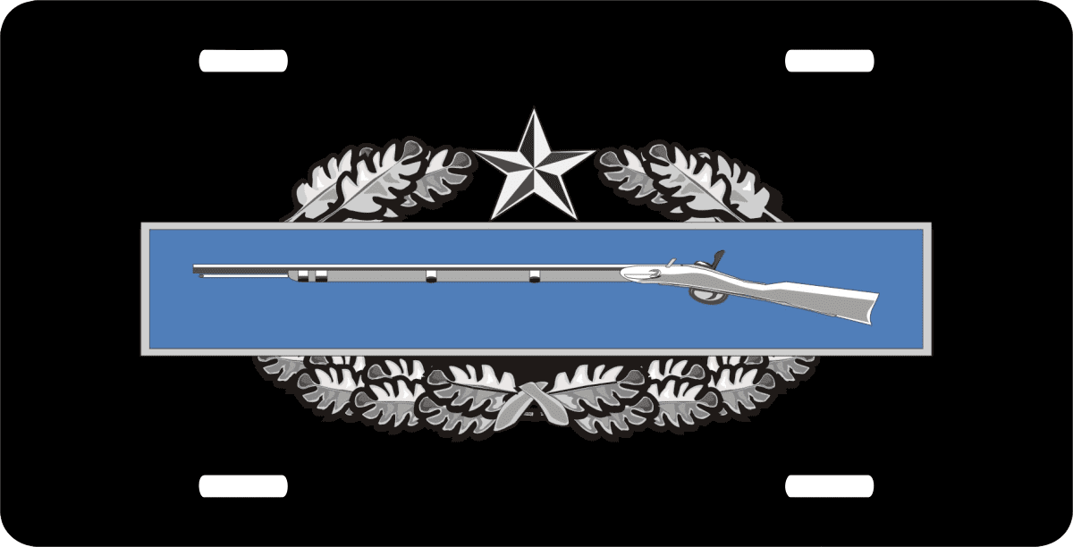 Combat Infantry Badge ( CIB ) 2nd Award License Plate - Walmart.com