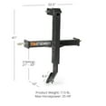 Titan Attachments 3 Point Single Tine Subsoiler Fits Cat 1 Tractors, 8. ...