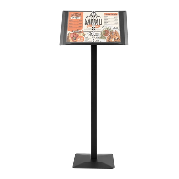 A4 LED Menu Boards Double Sided Menu Display Stand Table Signs ...