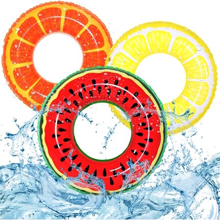 Fruit Pool Floats Kids & Adults 32" (3 Pack) Floats for Swimming Pool ...