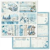 Stamperia SBBL47 12 x 12 in. Blue Land Paper Pad - 10 per Pack ...