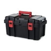 Hyper Tough 22-inch Toolbox, Plastic Tool and Hardware Storage, Black ...
