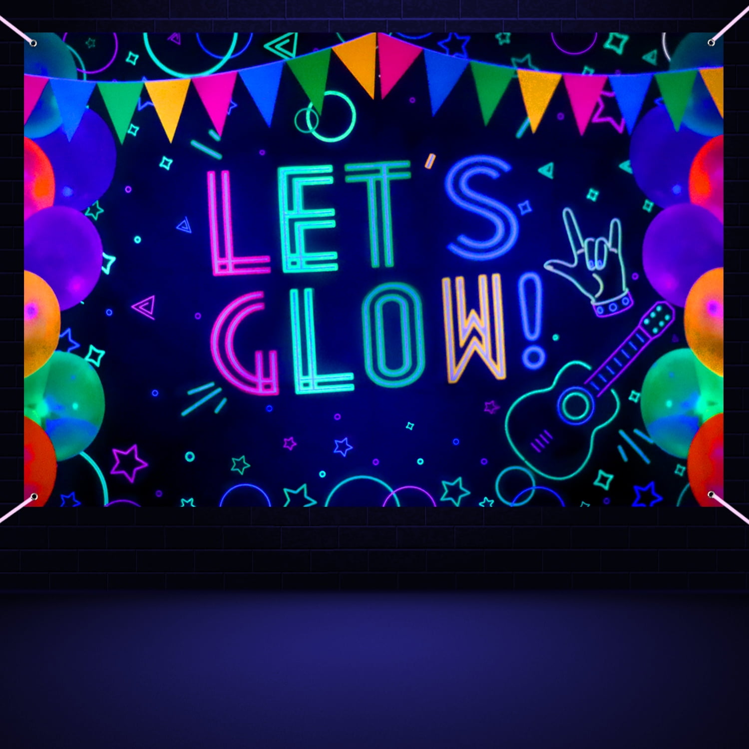 Black Light Party Background
