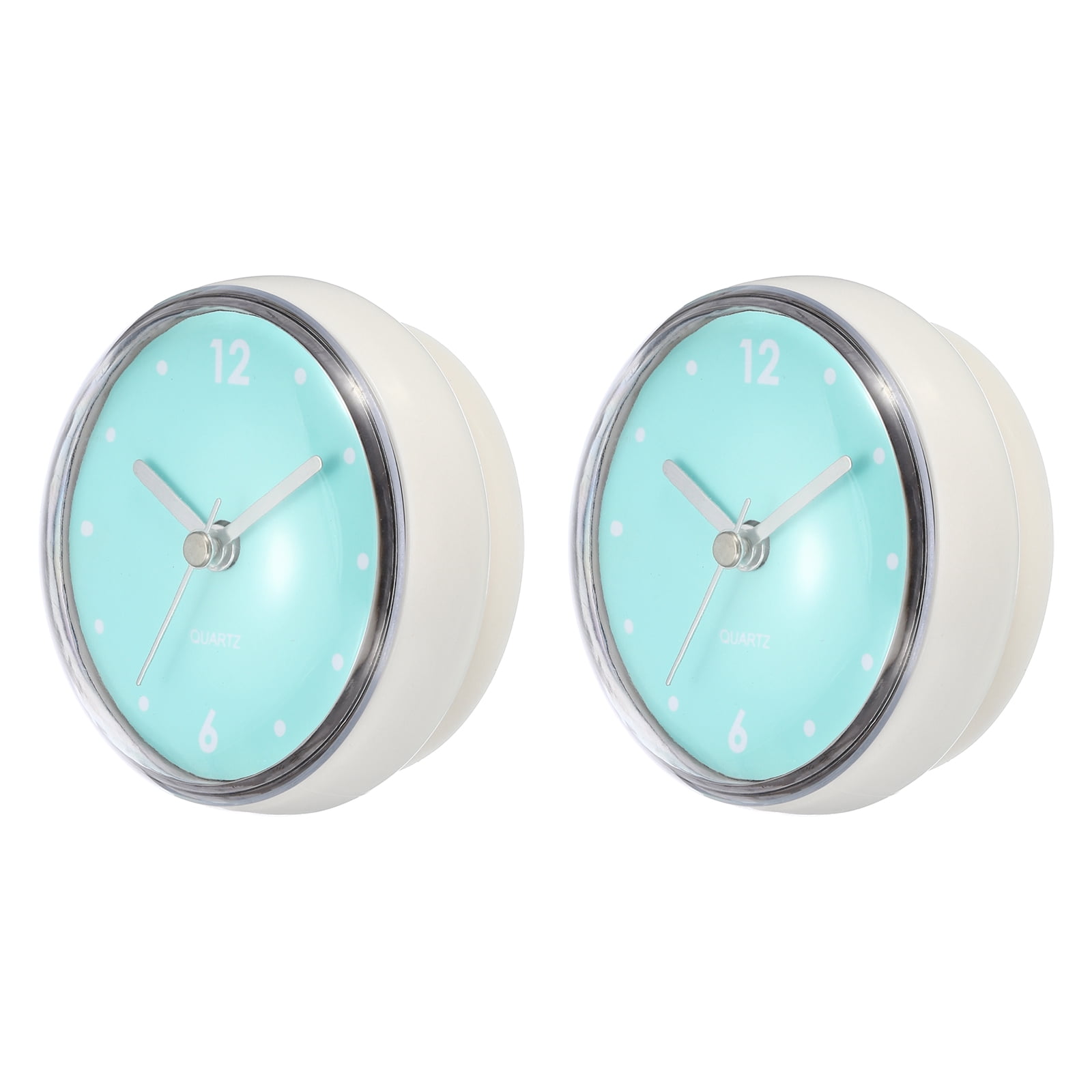 Waterproof Bathroom Clock Battery Operated Wall Clock with White ...