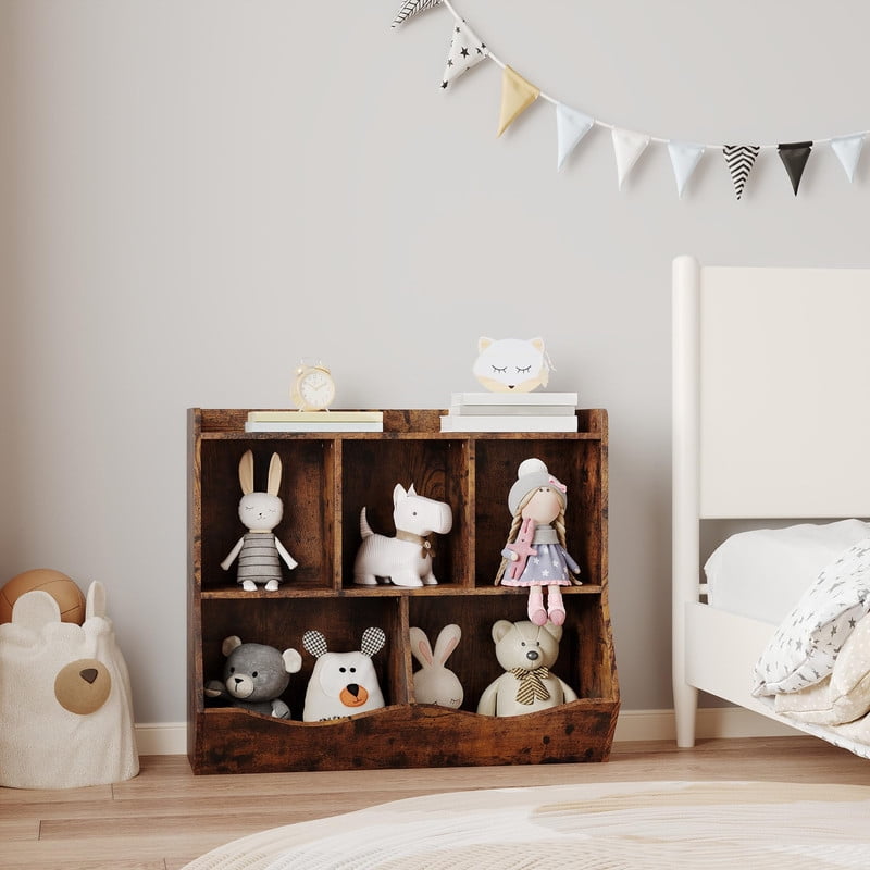 Click here for Tropow Kids Bookshelf With Toy Storage 5-Cubby Org... prices