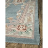 Rugs America New Aubusson Collection Light Blue 510-208 Traditional ...