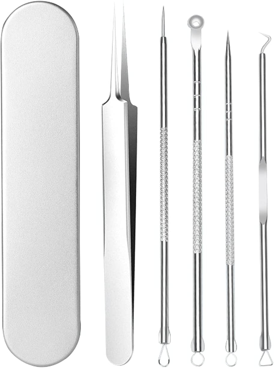 Stainless Steel Acne Clip, Black Head Extractions Tool,Pimple Popper ...