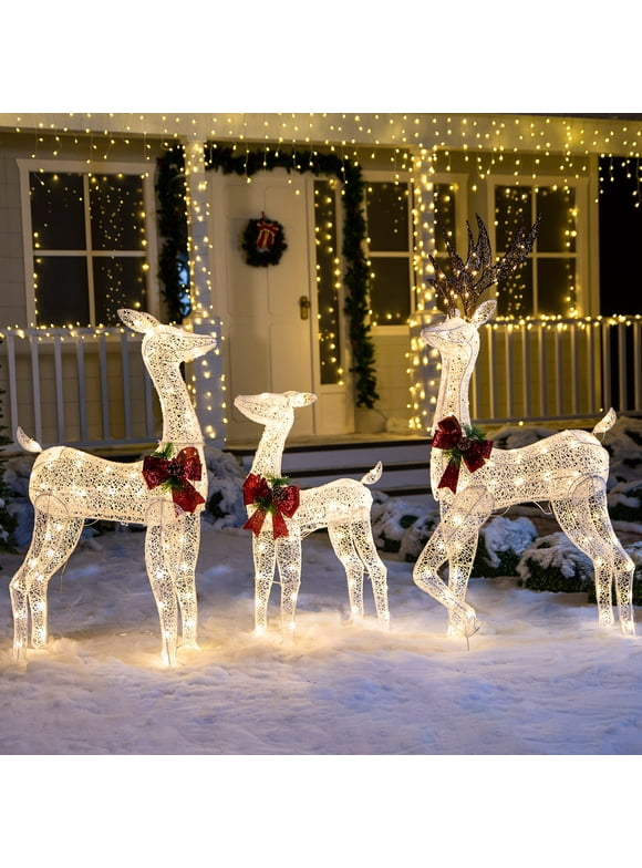 Outdoor Reindeer Decor in Outdoor Christmas Decorations - Walmart.com