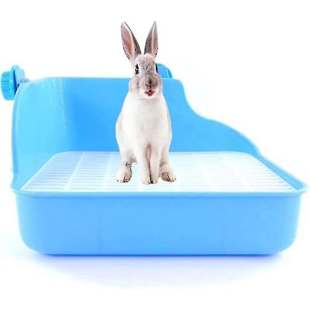 Pet Toilet Litter Box Toilet House Corner Litter Box Rabbit Litter Box ...