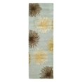 SAFAVIEH Soho Fiesta Celebration Wool Area Rug, Light Blue/Multi, 8' x ...