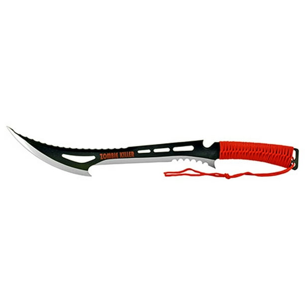 24" Zombie Killer Machete - Red - Walmart.com - Walmart.com