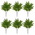 Artificial Colored Leaves Faux Potted Plant Small Desk Fake Foliage ...