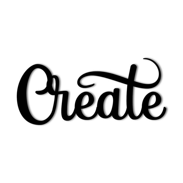 Create - Beautiful Solid Steel Home Decor Decorative Accent Metal Art ...